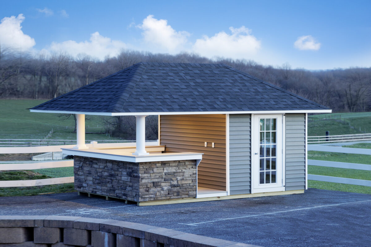 Custom Built Amish Style NJ Pool Houses - Backyard Structures