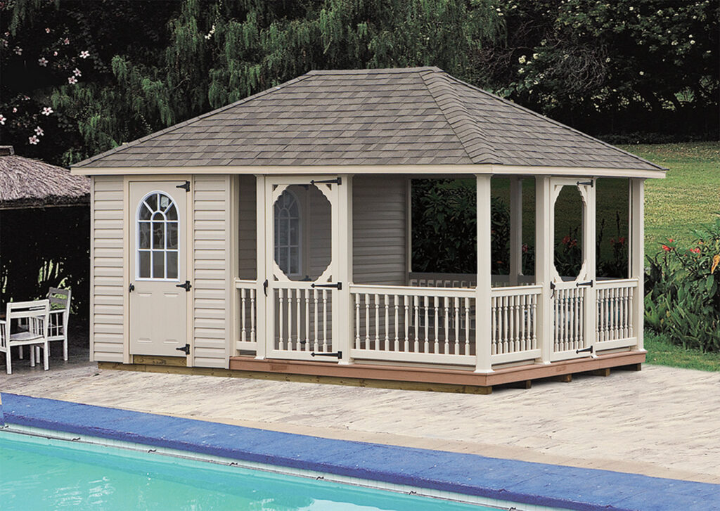 Custom Built Amish Style NJ Pool Houses - Backyard Structures