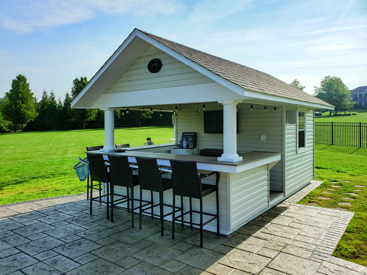 Custom Built Amish Style NJ Pool Houses - Backyard Structures